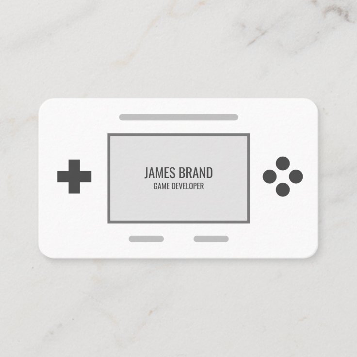 Retro Game Developer Business Card | Zazzle