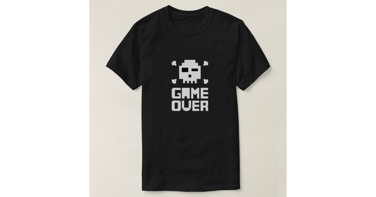 Retro Gamer’s Ultimate Game Over T-Shirt | Zazzle