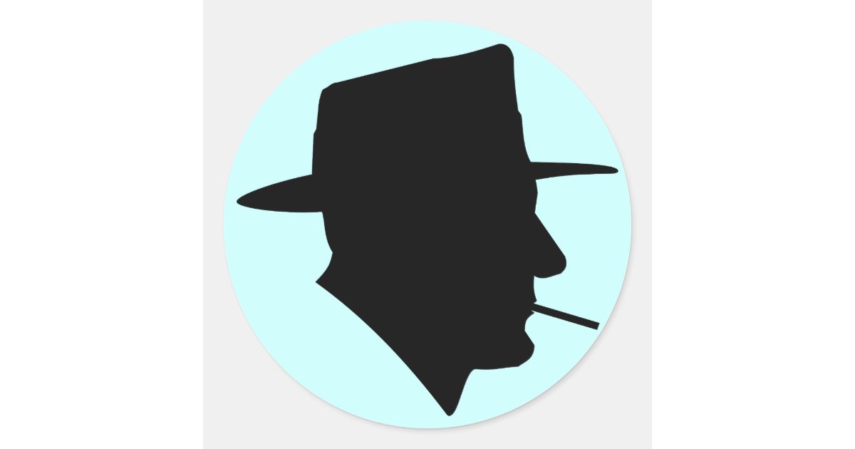Retro Gangster stickers | Zazzle