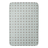 Retro Geometric Diamond Pattern Bath Mat | Zazzle
