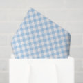 Retro Gingham Baby Blue Tissue Paper | Zazzle