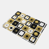Retro Glamorous Gold Door Mat | Zazzle