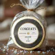 Retro Gold Glitter Vinyl Record Congrats Wedding Sugar Cookie | Zazzle