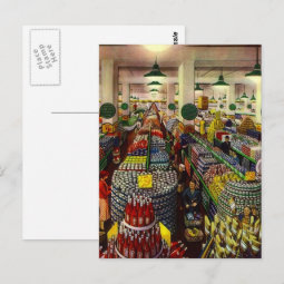 Retro Grocery Store Coupon Clipper's Gifts Gift Postcard | Zazzle
