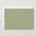Retro Groovy Shes Ready to Pop Sage Green Thank You Card | Zazzle