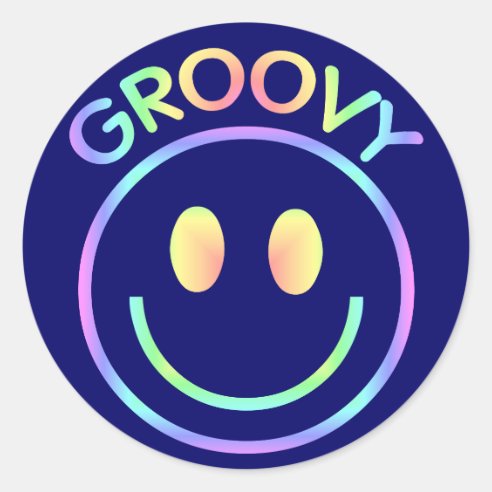 Groovy Stickers | Zazzle