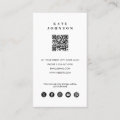 Retro Hairdresser Barber Beauty Salon QR Code Business Card | Zazzle