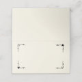 Retro Handwritten Whimsical Place Card | Zazzle