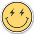 Retro Happy Face Sticker | Zazzle