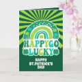 Retro Happy Go Lucky St. Patrick's Day Card | Zazzle