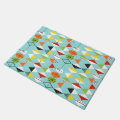 Retro Harlequin Pattern Door Mat | Zazzle