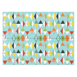Retro Harlequin Pattern Tablecloth | Zazzle