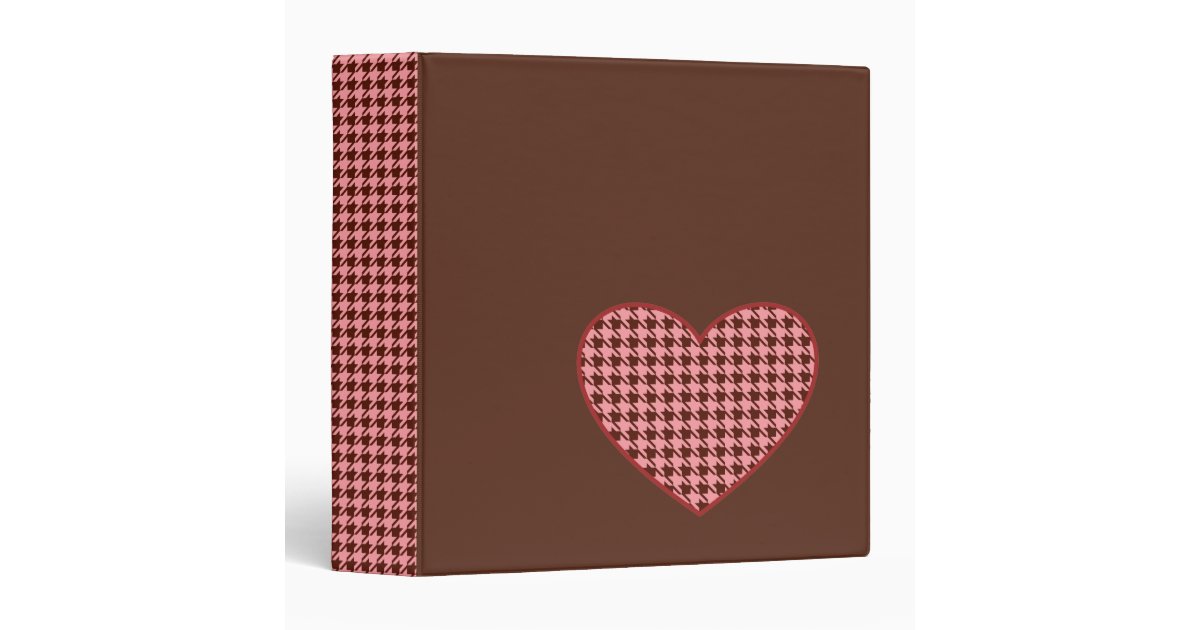 Retro Heart Binder | Zazzle