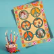 Retro Hippie Baby Boomer Photo Birthday Invitation | Zazzle