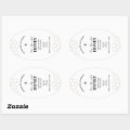 Retro Honey Bee | Organic Honey Oval Sticker | Zazzle