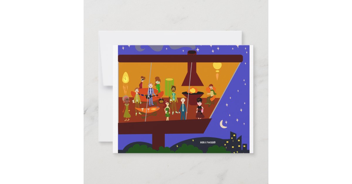 Retro House Party Invitation | Zazzle