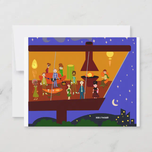 Retro House Party Invitation | Zazzle