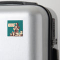 Retro Housewife Magnet - Sleepytime Cake Recipe | Zazzle