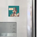 Retro Housewife Magnet - Sleepytime Cake Recipe | Zazzle