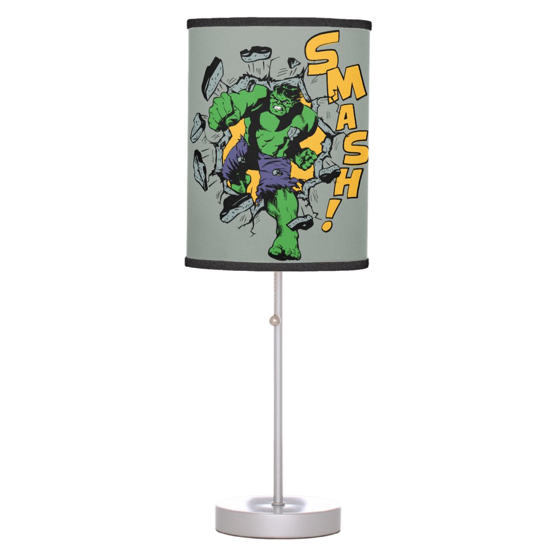 Retro Hulk Smash! Table Lamp | Zazzle