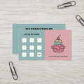 Retro Ice Cream Loyalty Card | Zazzle