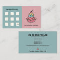 Retro Ice Cream Loyalty Card | Zazzle