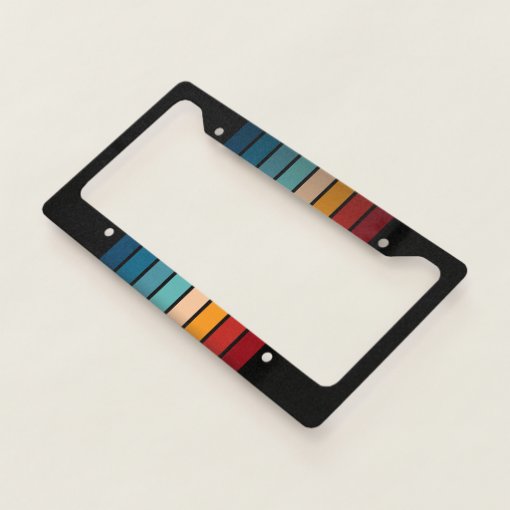 Retro Inspired License Plate Frame | Zazzle