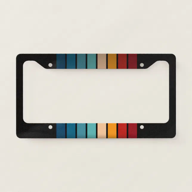 Retro Inspired License Plate Frame | Zazzle