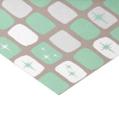 Retro Jade Starbursts Tissue Paper | Zazzle