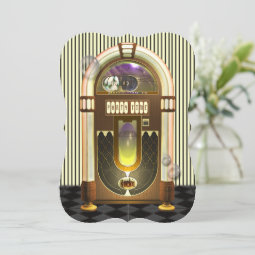 Retro Jukebox Party Invitations | Zazzle