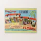 Retro Key West Greeting Jigsaw Puzzle | Zazzle