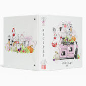 Retro Kitchen Recipe Binder | Zazzle