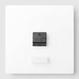 Retro Kitchen Square Wall Clock | Zazzle