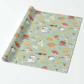 Retro Kitchen Wrapping Paper | Zazzle