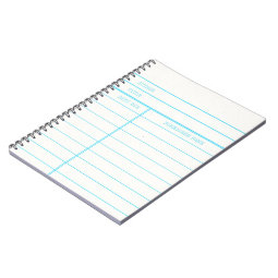 Retro Library Book Date Due Card | Zazzle