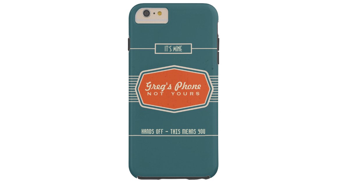 Retro Logo Funny Personalized Phone Case | Zazzle