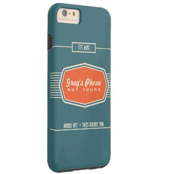 Retro Logo Funny Personalized Phone Case | Zazzle
