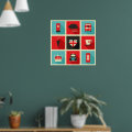 Retro London Collage Poster | Zazzle