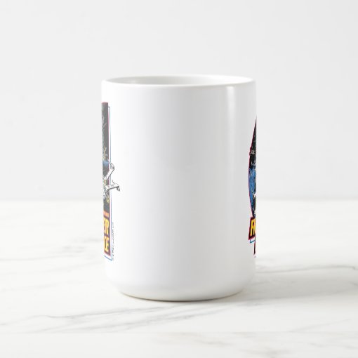 Retro Luke Skywalker "Fighter Force" X-Wing Badge Coffee Mug | Zazzle