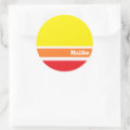 Retro Malibu sticker | Zazzle