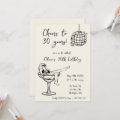 Retro Marg cheers Birthday Party invitation | Zazzle