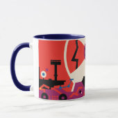 Retro Mars Historic Sites vacation poster Mug | Zazzle