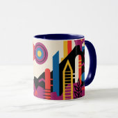 Retro Mars Historic Sites vacation poster Mug | Zazzle