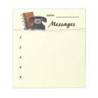 Retro Message Pad | Zazzle