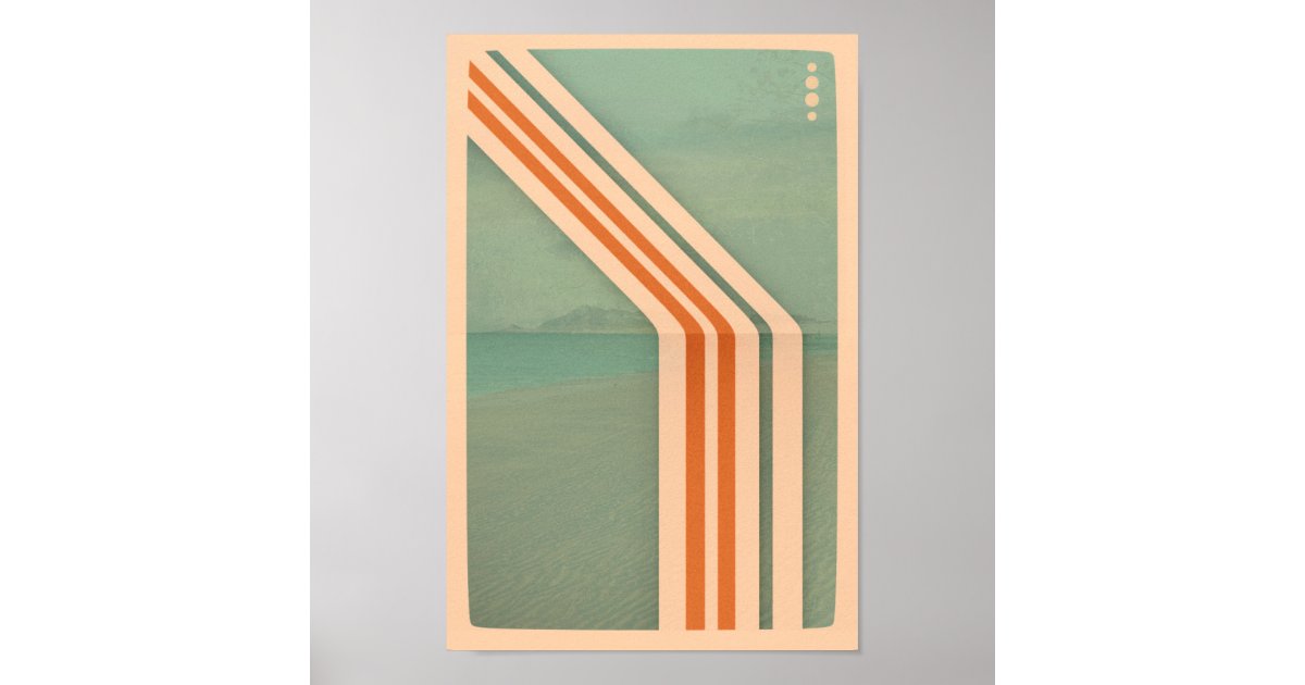 Retro Minimalist Poster | Zazzle