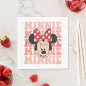 Retro Minnie Mouse Napkins | Zazzle