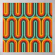 Retro Mod Mid Century Abstract Poster | Zazzle