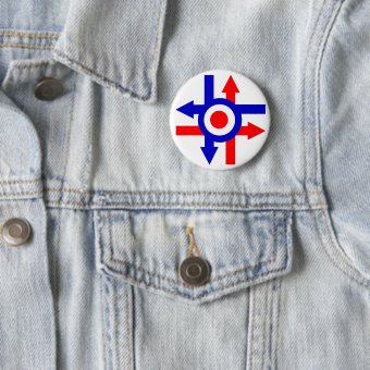 Retro Mod target and Arrows design Button | Zazzle