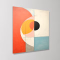 Retro Modern Geometric Shapes Wall Art Acrylic Photo Tile | Zazzle
