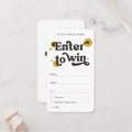 Retro Modern Prize Draw Raffle Business Ticket | Zazzle